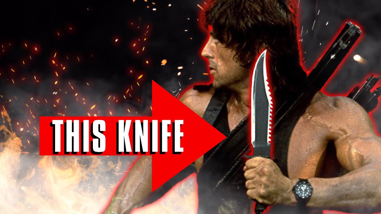 The Official Rambo First Blood knife is unbelievable!? Childhood dream ...