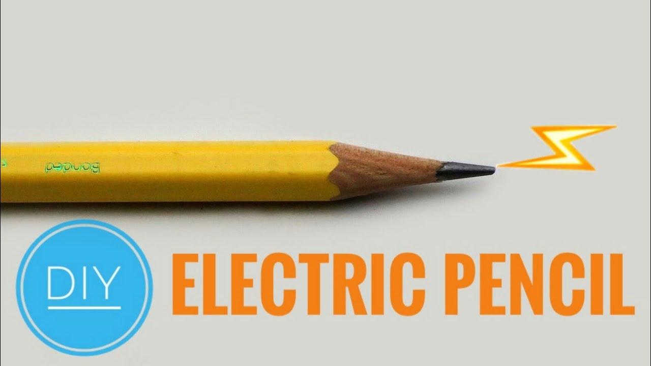 DIY || ELECTRIC PENCIL ⚡ - YouTube
