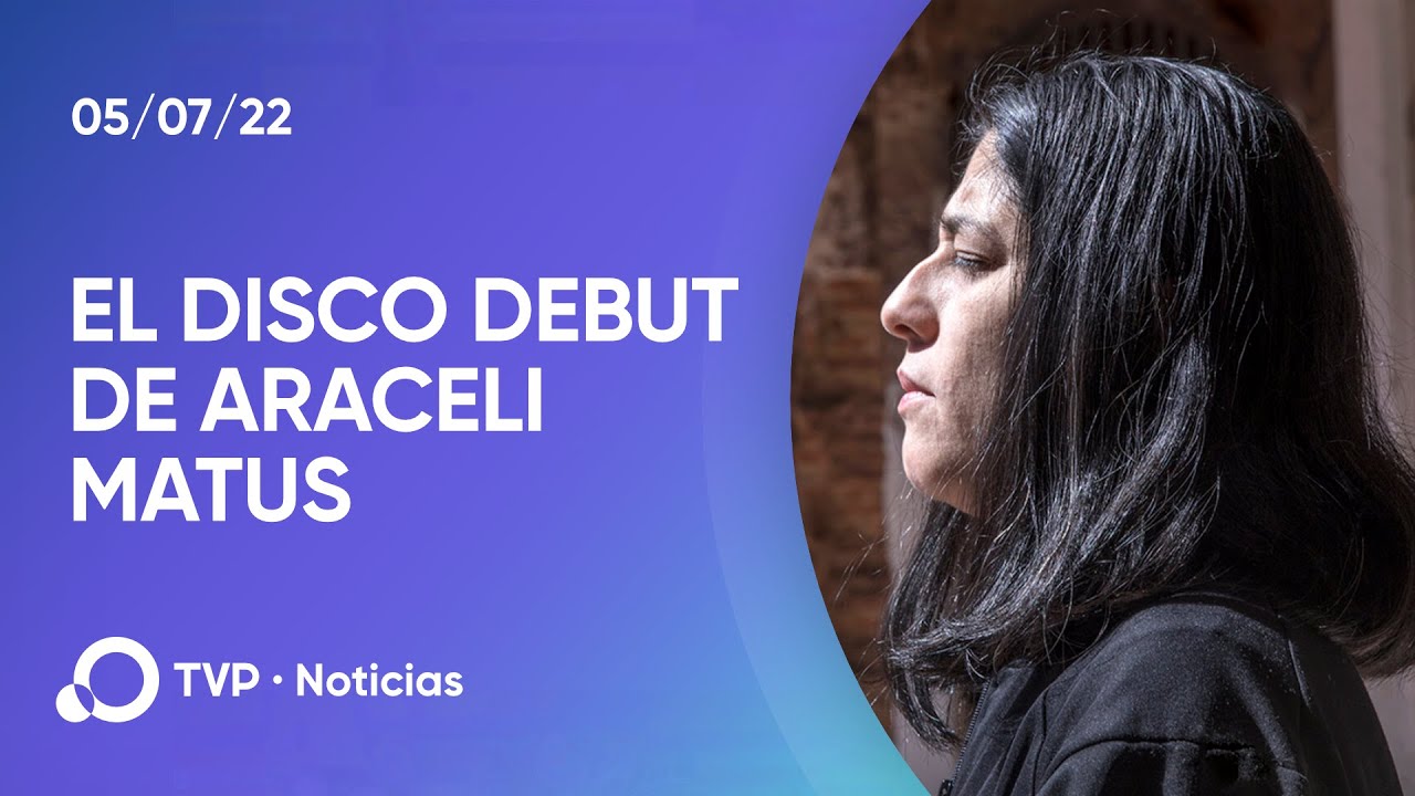 Araceli Matus, nieta de Mercedes Sosa, presenta su primer disco - YouTube