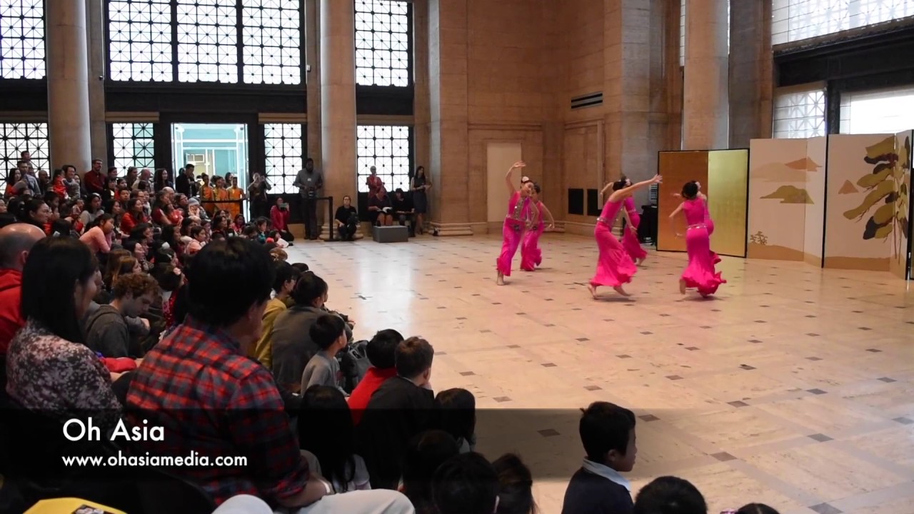 BAILES TIPICOS DE CHINA 2017 MUSEO DE ARTE ASIATICO - YouTube