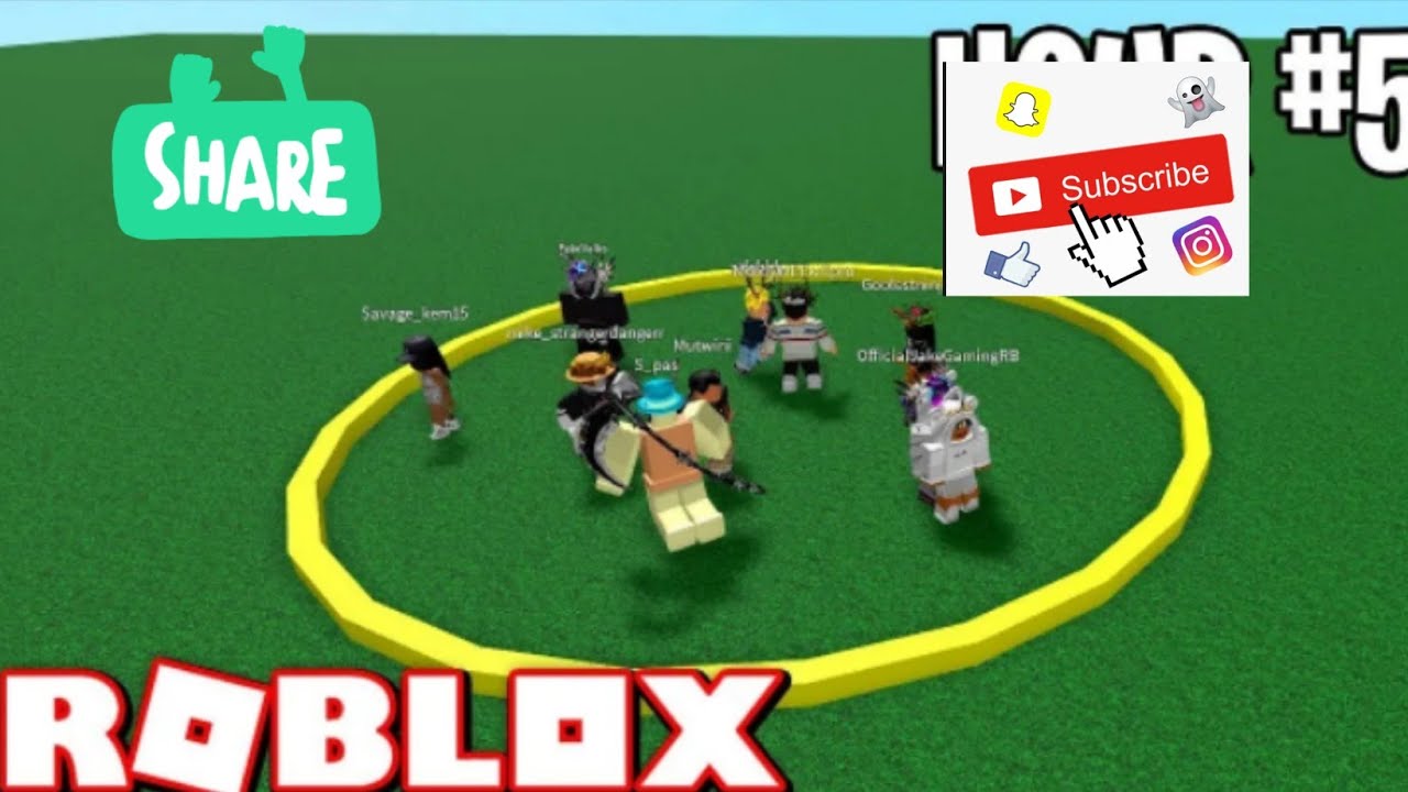 new video of roblox game leave the circle ⭕ - YouTube