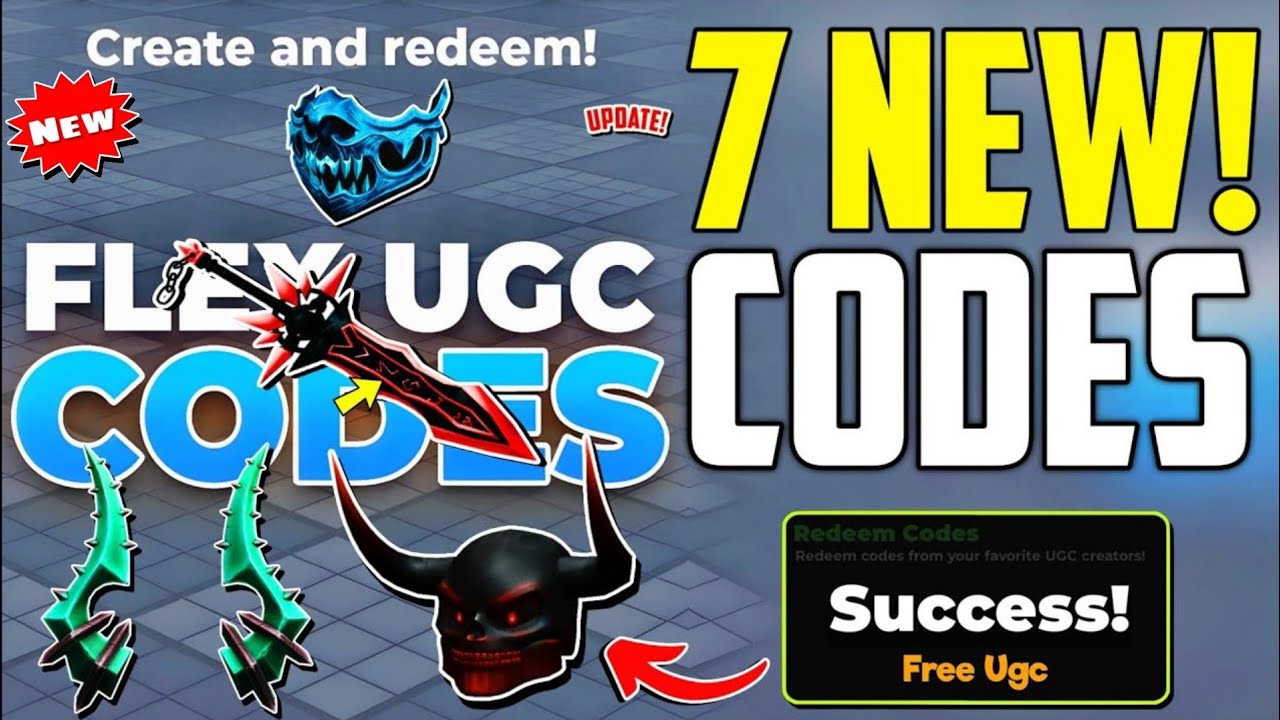 *ACTIVE CODE'S* FLEX UGC CODES IN 2025 - ROBLOX FLEX UGC CODES 2025 - FLEX UGC CODES - FREE UGC ...