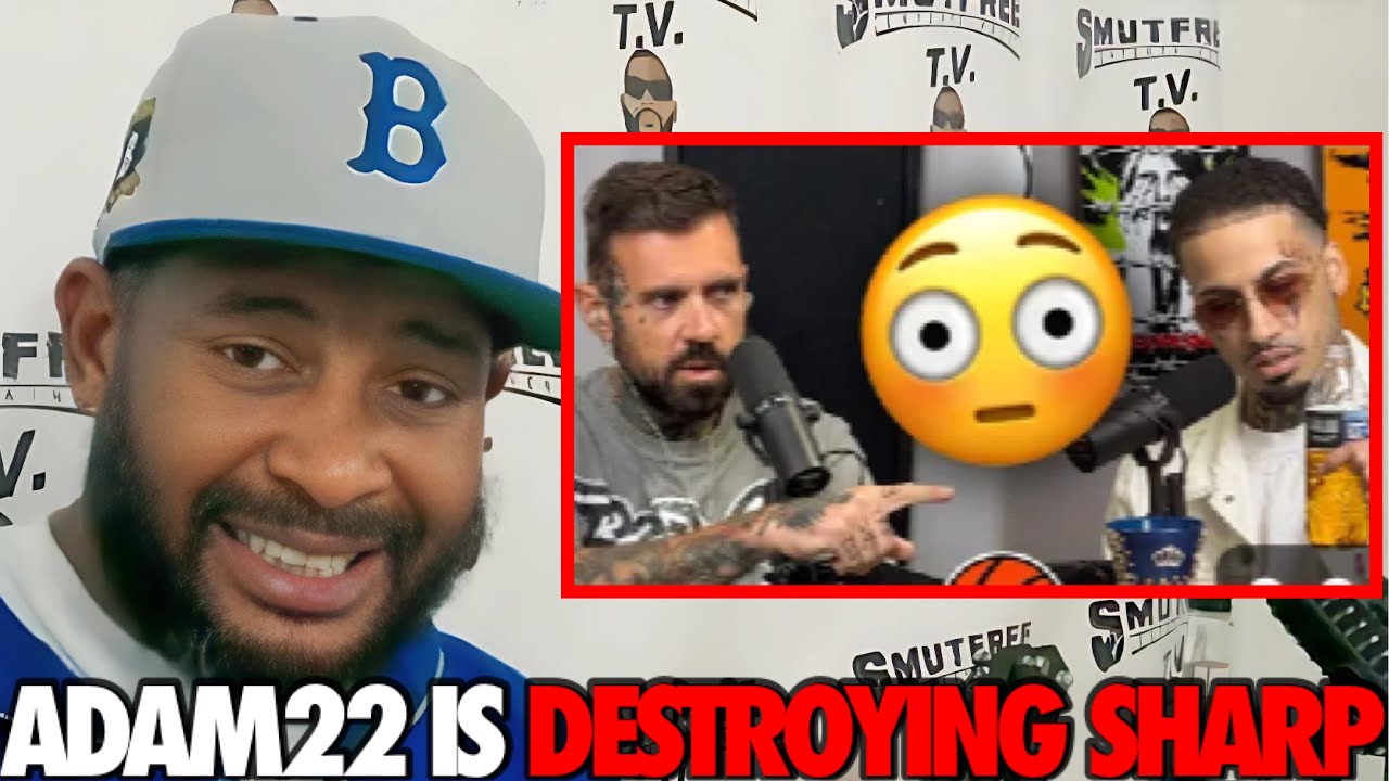 Rocstar Reacts: ADAM22 USES FAKE SHARP TO TROLL SHARP!! - YouTube