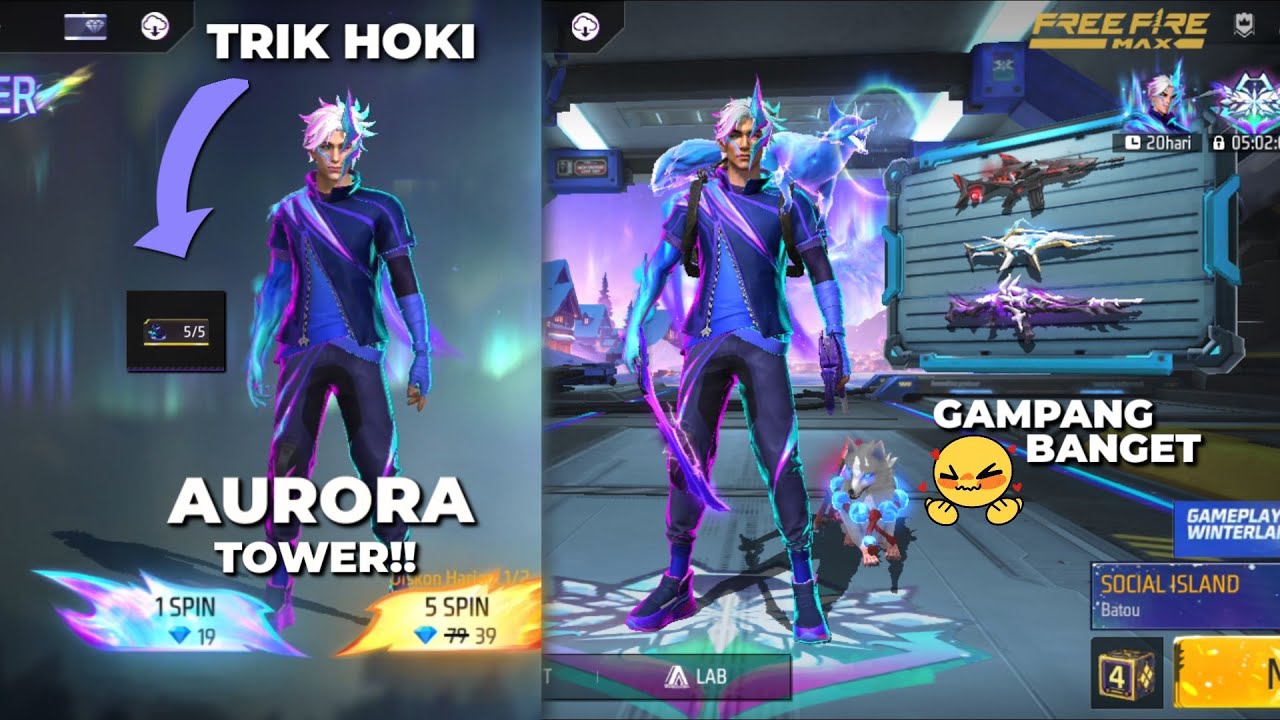 TRIK SPIN AURORA SHADE LEGENDARIS BUNDLE!! CARA HOKI SPIN AURORA SHADE LEGENDARIS BUNDLE?? - YouTube