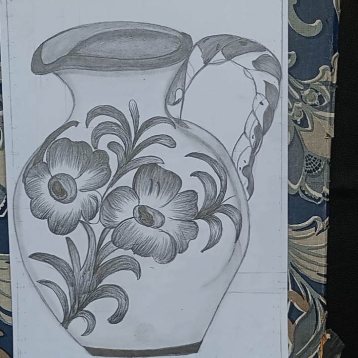 realistic jug shading# drawing for# tutorial viral short video Samreen ...