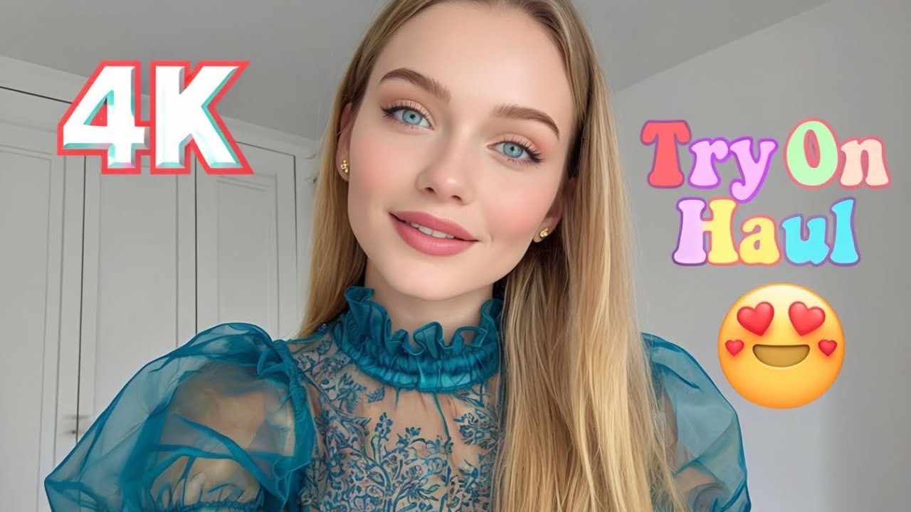 4K Try on Haul | review bikini haul-transparent | - YouTube