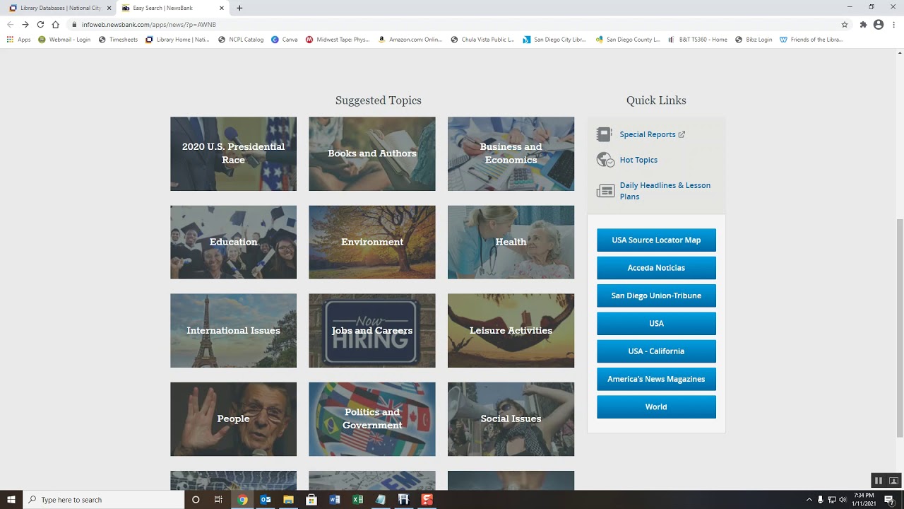 How To Use NewsBank Access World News - YouTube