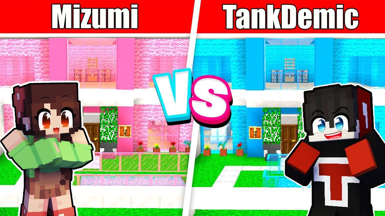 Best of Minecraft - TankDemic vs Mizumi MODERN HOUSE BATTLE! ( Tagalog ...