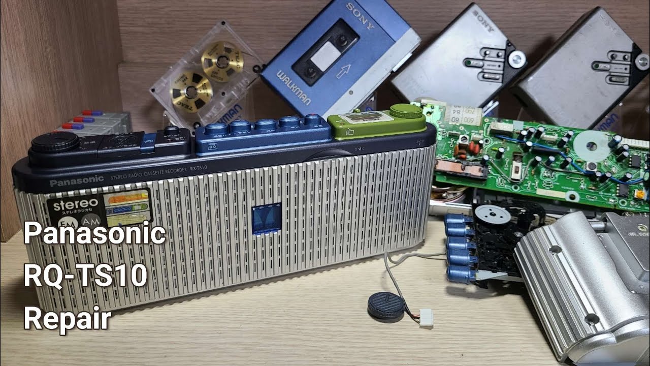 Panasonic RX-TS10 Repair Radio Cassette Player Walkman - YouTube