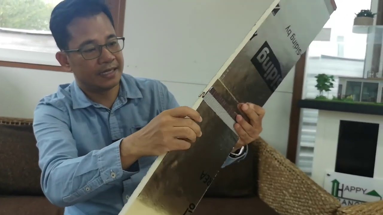 แนะนำผนังลวดลาย Happy PU สำหรับงานโกดังกันสำเร็จรูป - YouTube