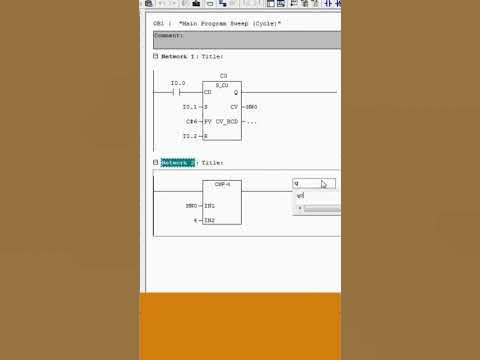 How to use Less than Block in SIEMENS PLC ? - YouTube