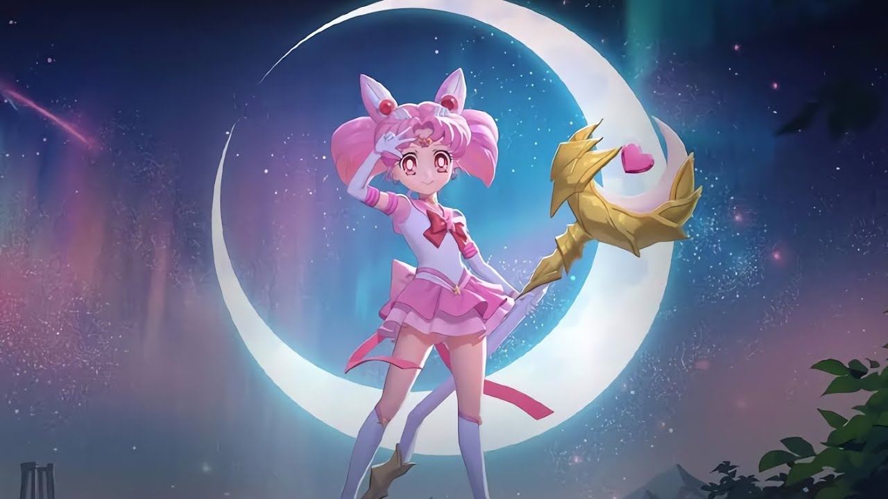 Review Skin AOV×Sailormoon (Alice:Eternal Sailor Chibi Moon) # ...