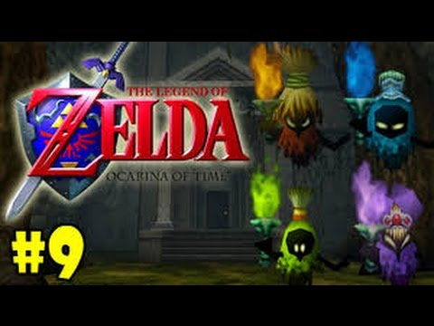 Forest temple of ghosts Legend of Zelda ocarina of time (part 9) - YouTube