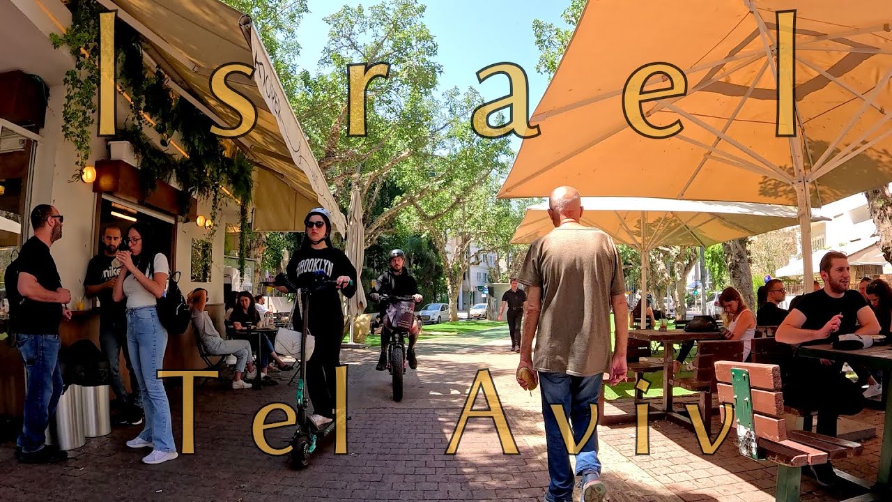 Tel Aviv Walking Tour. Beautiful Israel City Walk. Explored every ...