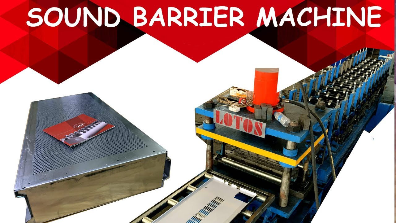 【SOUND BARRIER MAKING MACHINE】: Noise barriers making machine | sound ...