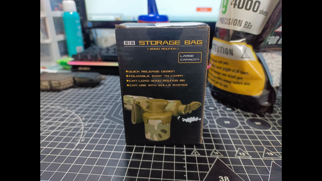 BB Storage Bag For Airsoft - YouTube