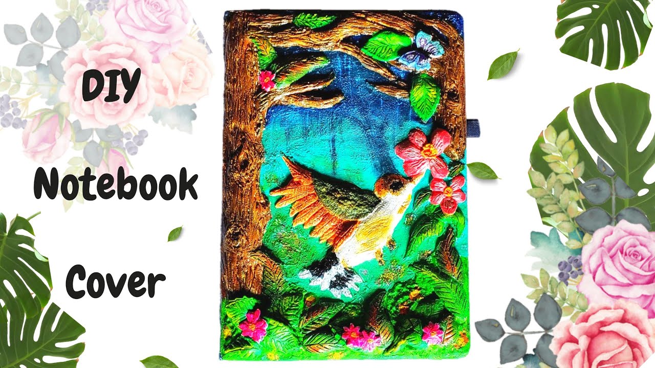 DIY Notebook/Diary cover - YouTube