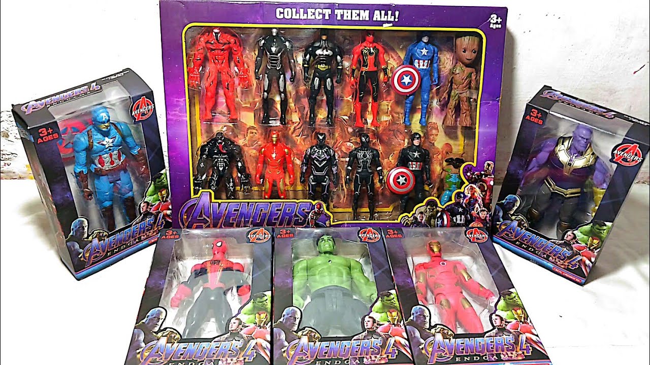 Marvel Popular Toy Collection | Spider Man Action Doll | Marvel Toy Gun ...