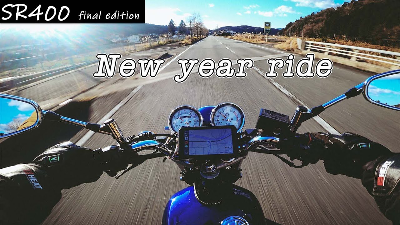 New year ride | YAMAHA SR400 Final edition | exhaust sound [4K] - YouTube