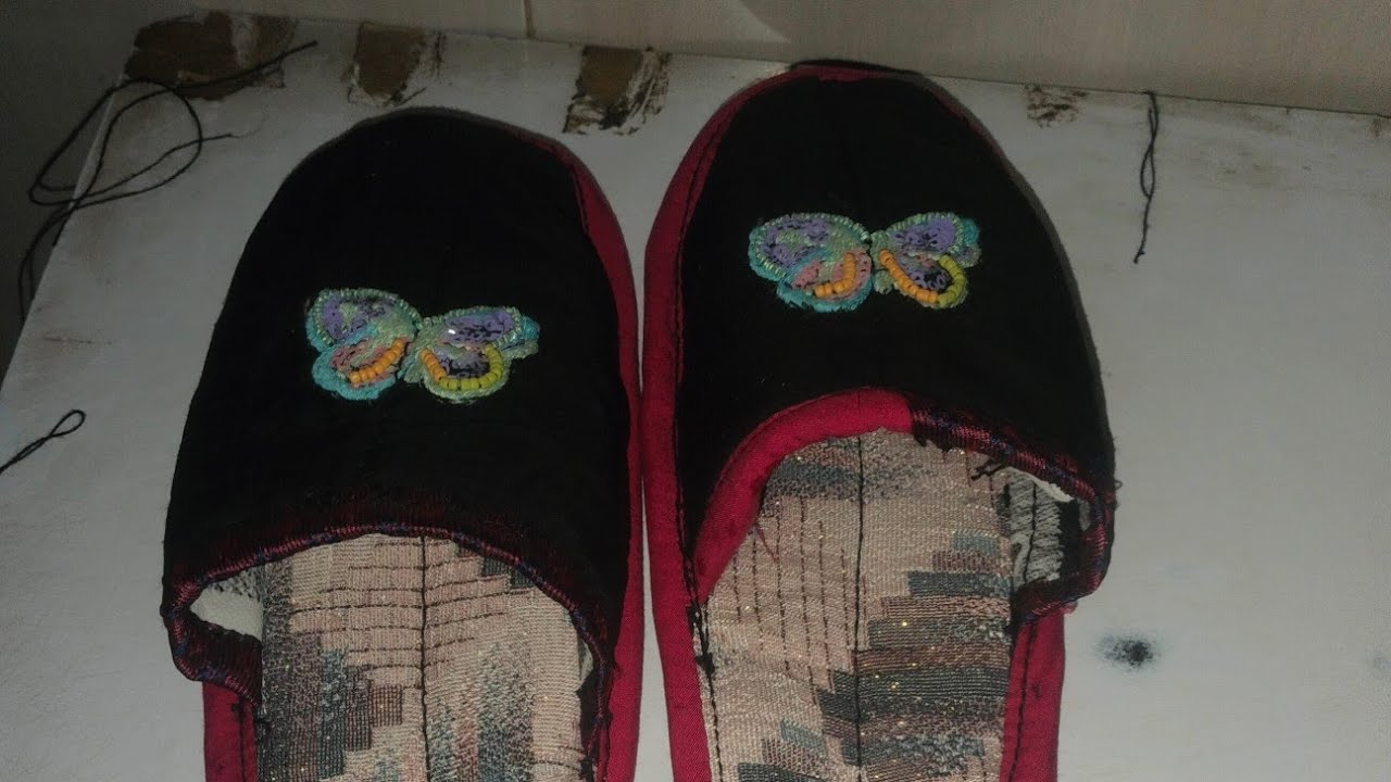 Chappal garm kaise banaen cutting and stitching#Dinesh Bag Making is ...