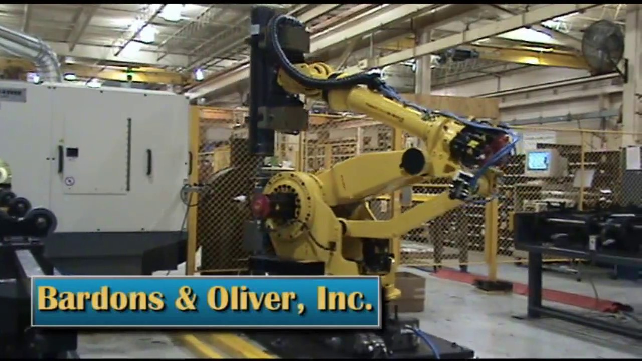 Bardons & Oliver - Fanuc Robot Factory Automation and Integration - YouTube