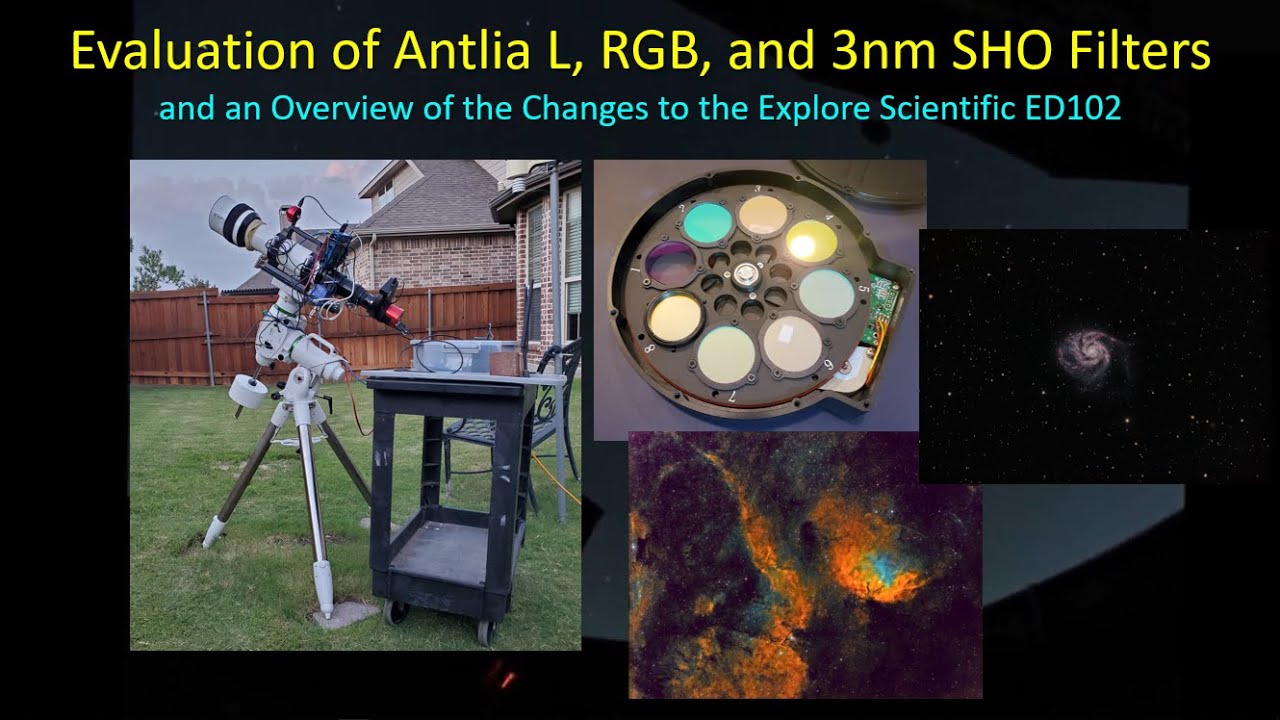 Antlia L, RGB, and 3 nm Pro SHO Filter Review - YouTube