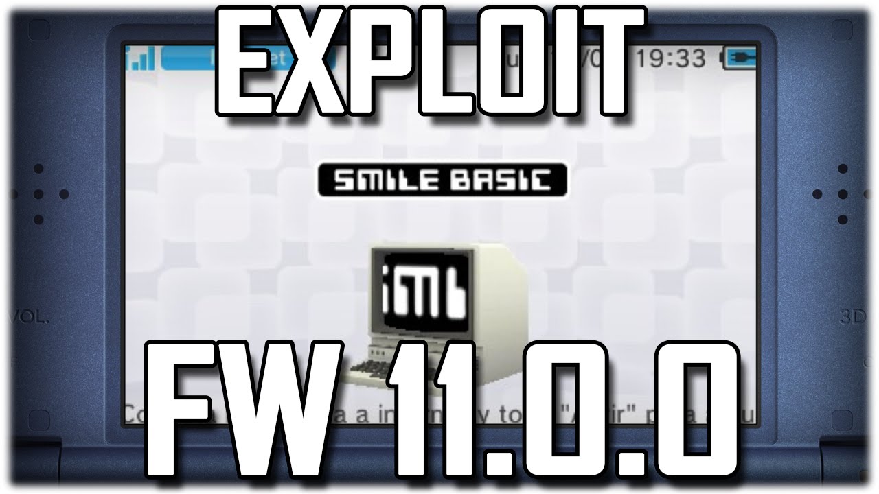 3DS Exploits - FW 11.0.0 - "SmileBASIC" (US) - Tutorial Instalación ...