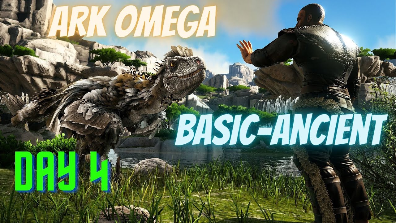 ARK Omega Fresh Start Basic-Ancient Day 4! - YouTube