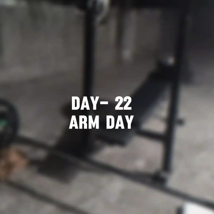 Day-22 (Arm Day) #fitness #motivation #fitnessjourney #inspiration #gym ...