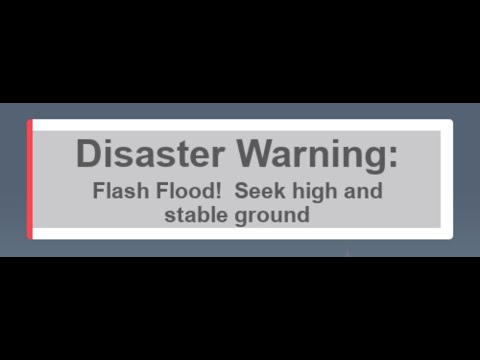 Roblox Natural Disaster Survival: Flash Flood - YouTube