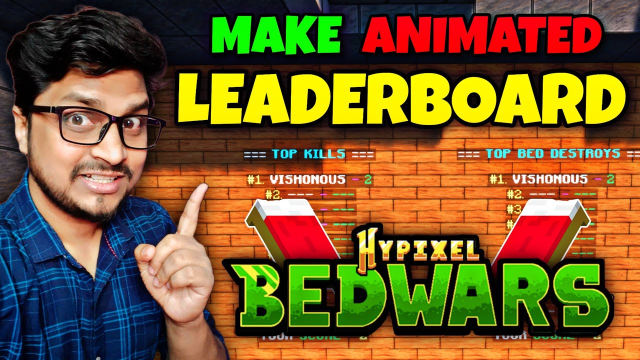 How To Make Leaderboard in Bedwars like Hypixel | Minecraft Leaderboard ...