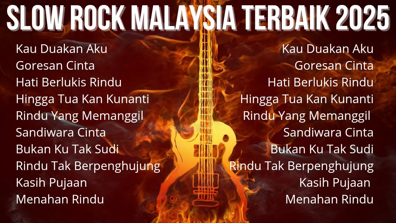 Kumpulan Slow Rock Malaysia Terbaik 2025 | Slow Rock Paling Menyentuh ...