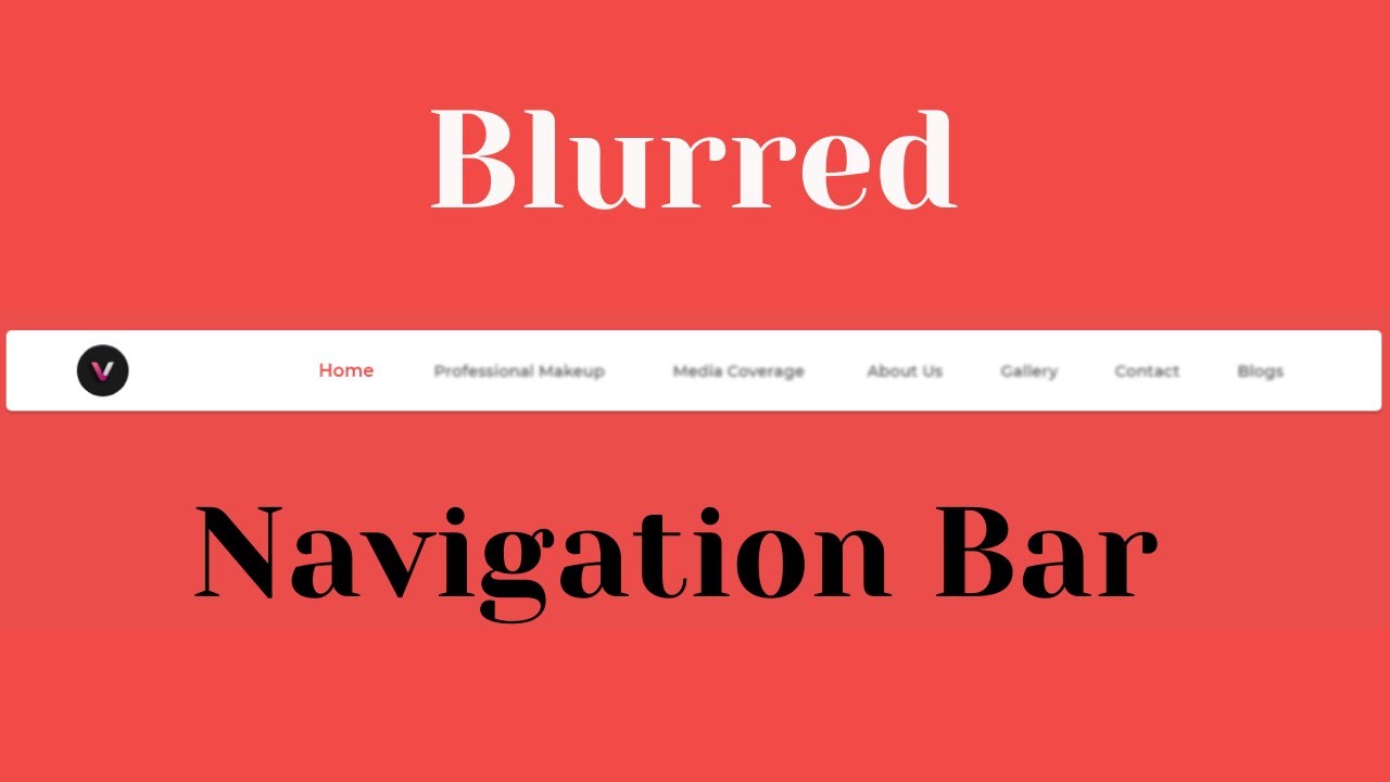 Bootstrap Menu Hover With Css Blur Effects Css Menu Hover Youtube