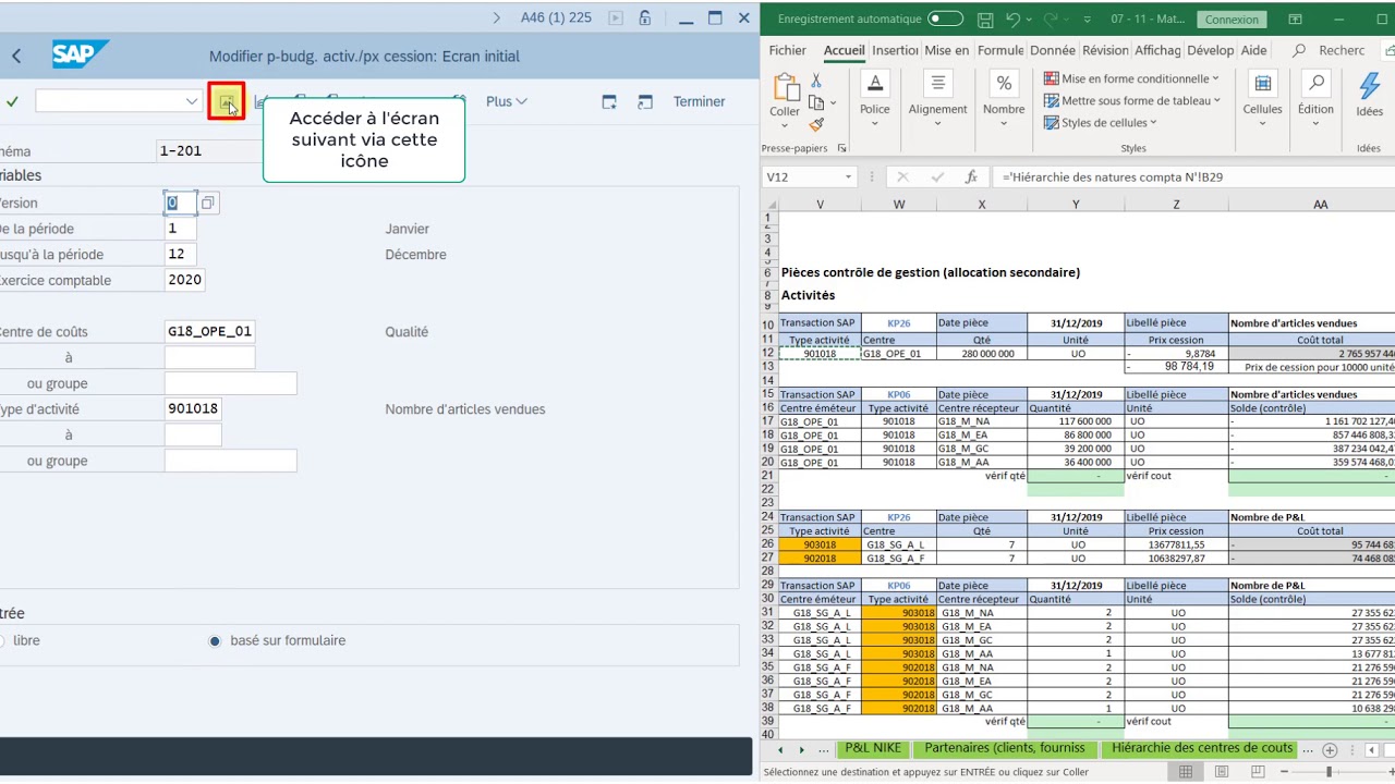 Budget - Saisir des quantités par type d'activité (KP26 - SAP ERP ...