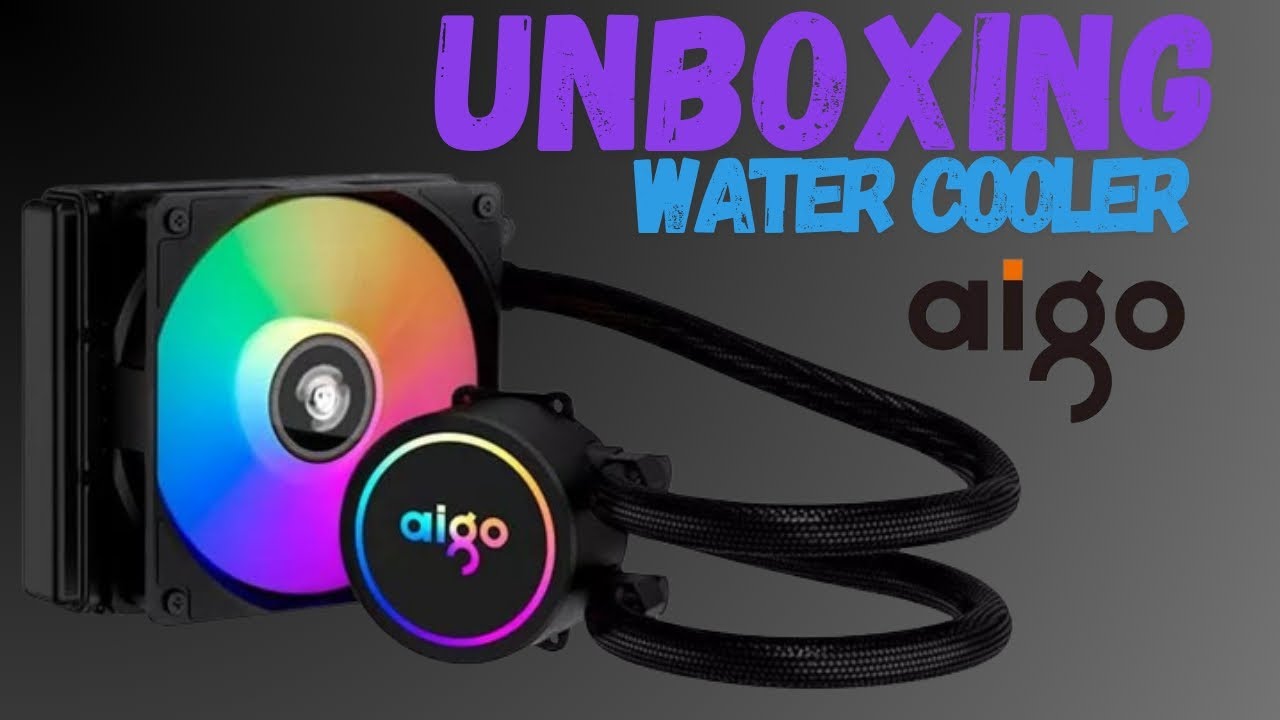 UNBOXING WATER COOLER AIGO | PROJETO PC GAMER 2023 - YouTube