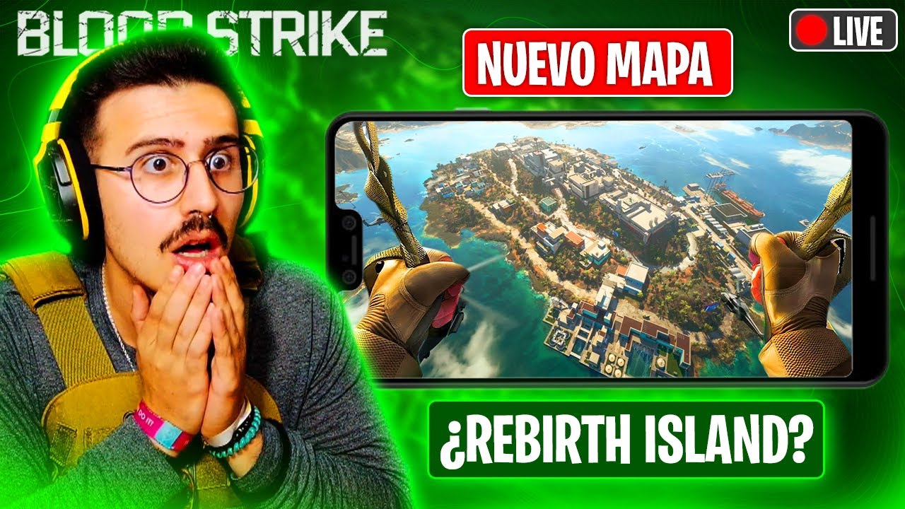 🔴JUGANDO EL NUEVO MAPA "REBIRTH ISLAND" DE BLOODSTRIKE | SHUTTER ISLAND ...