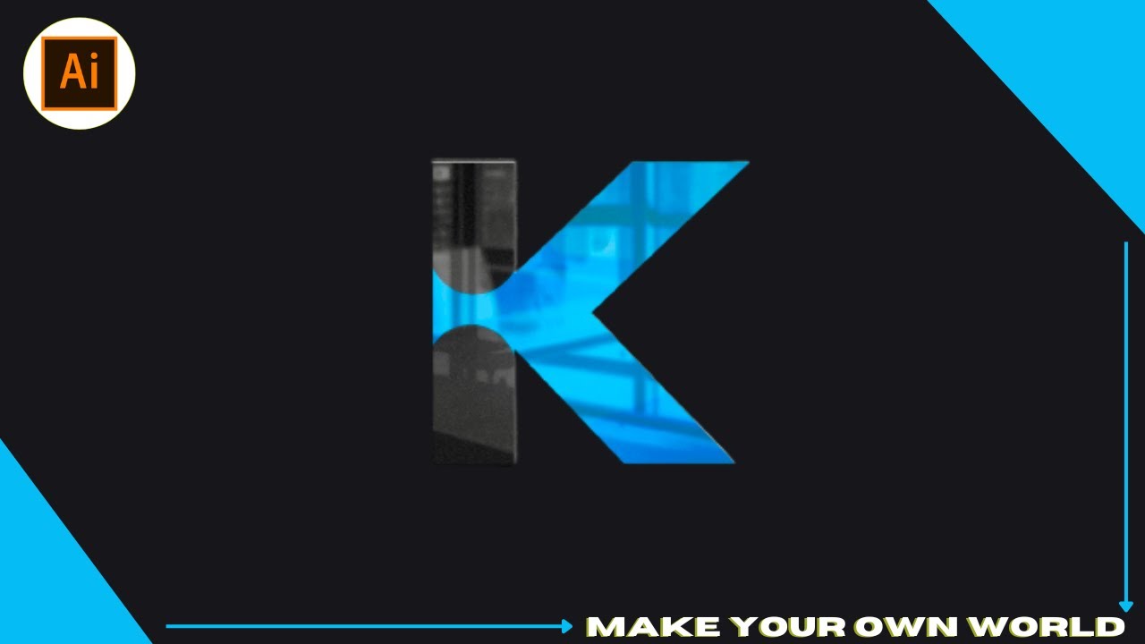 K logo design illustrator || Adobe Illustrator logo design #logodesign ...