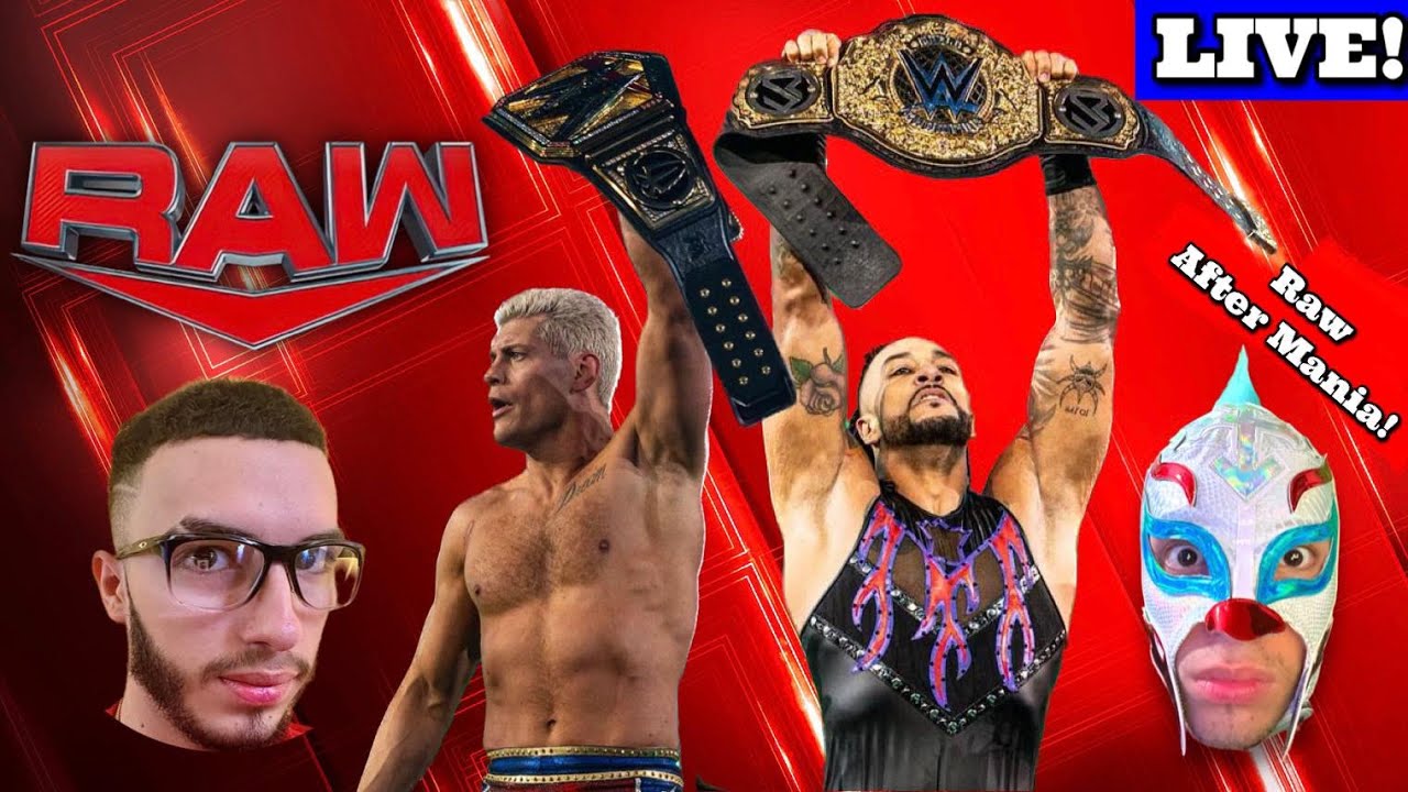WWE Raw 4/8/24 WATCH ALONG! (ONLY REACTION) *LIVE* - YouTube