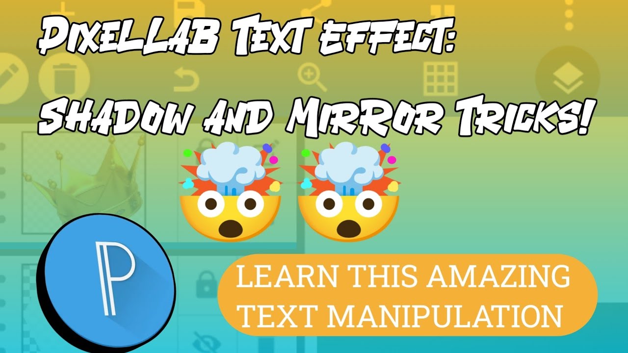 How to Create Stunning Text Effects with Shadow and Mirror Effects in ...