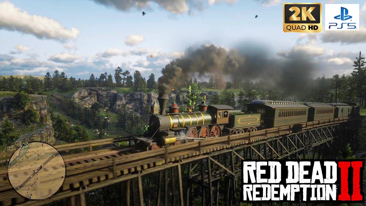 Enjoy The Most Relaxing Train Journey In Red Dead Redemption 2 - YouTube