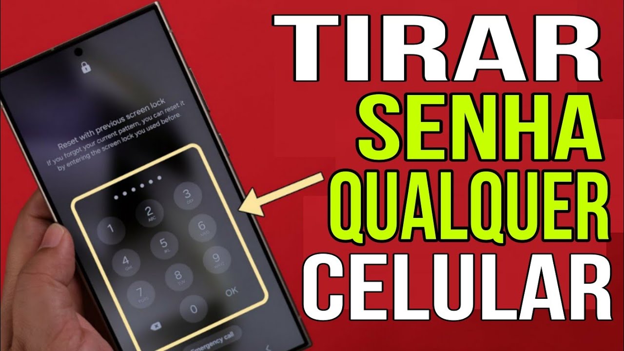 Como tirar senha PIN padrão letra e número de qualquer celular sem ...