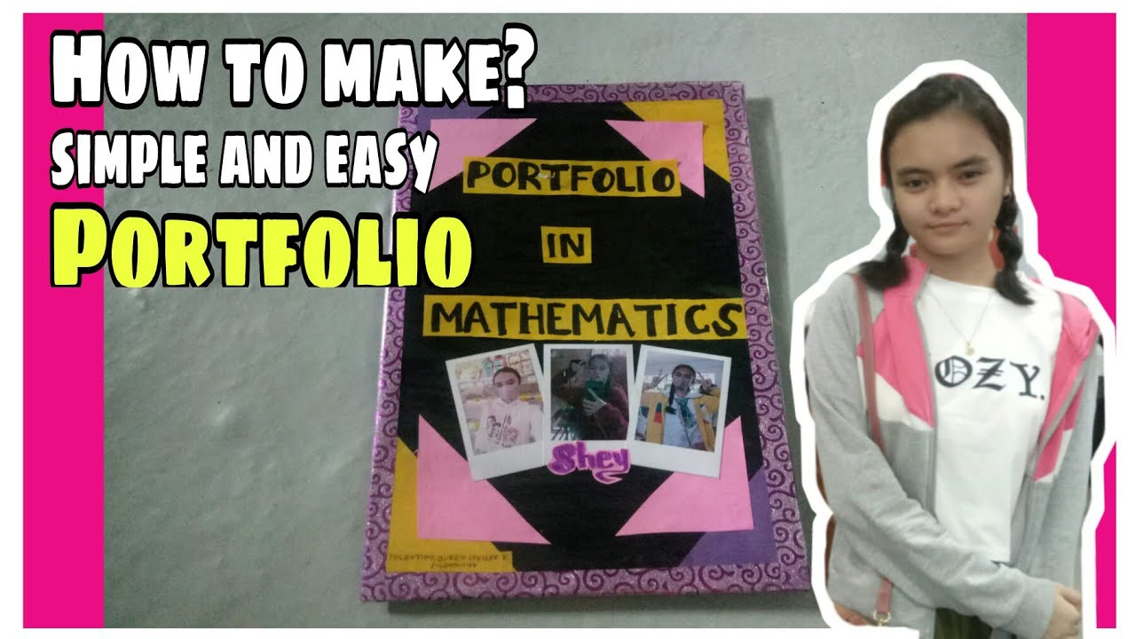 MAKING PORTFOLIO FOR MATH BY QUEEN. - YouTube