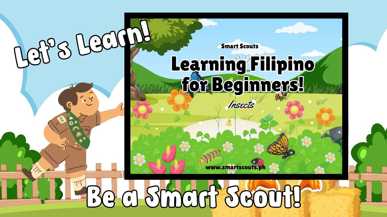 Learning Filipino for Beginners Part 3 (Insects/Mga Insekto) - YouTube
