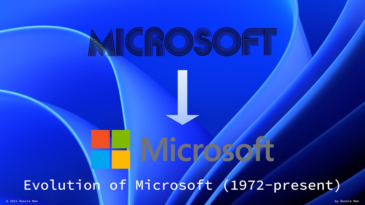 Evolution of Microsoft logos (1972-present) - YouTube