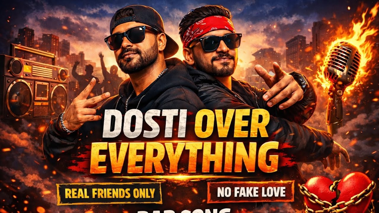 DOSTI OVER EVERYTHING 🔥 | Friendship Rap Song | Real Friends Only - YouTube