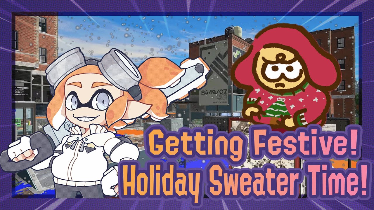 Time to Unlock The Fuzzly Sweater For Christmas! Splatoon 3! - YouTube