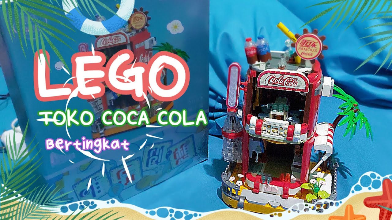 MINIATURE TOKO COCA COLA TINGKAT 3 (LEGO) - YouTube