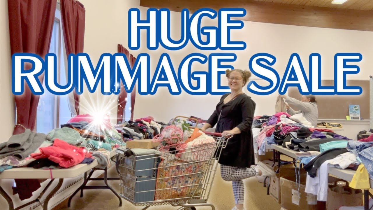 *HUGE* Rummage Sale!!! | Shop with Me + Haul!!! - YouTube
