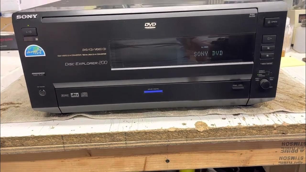 Sony DVP-CX850D 200 CD/DVD Player - YouTube