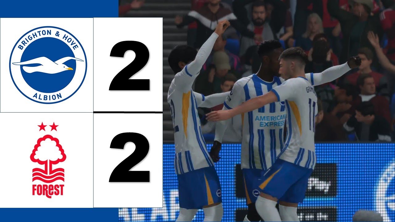 Brighton vs Nottingham Forest - Premier League 24/25 - YouTube